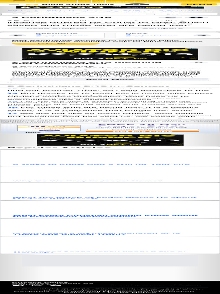 2 Corinthians 215 - GNT - For We Are Like a Sweet-smelling Incense ...