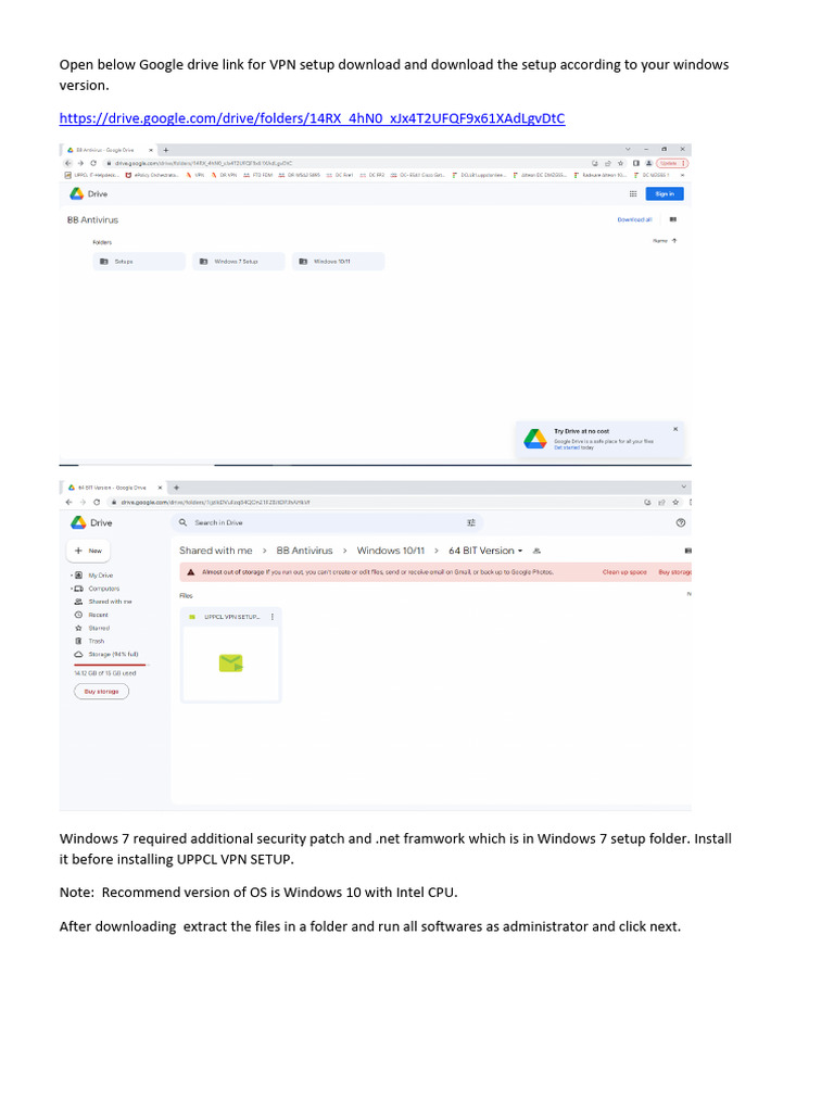 UPPCL VPN Client Installation SOP | PDF