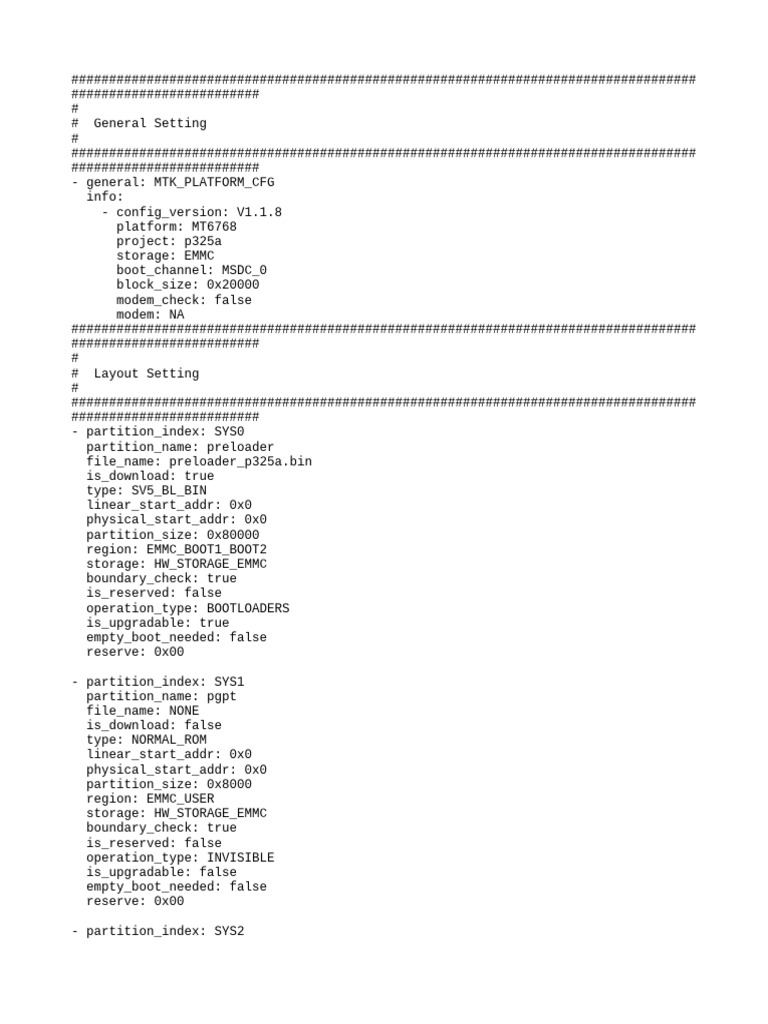 MT6768_Android_scatter | PDF | Computing | Computer Data