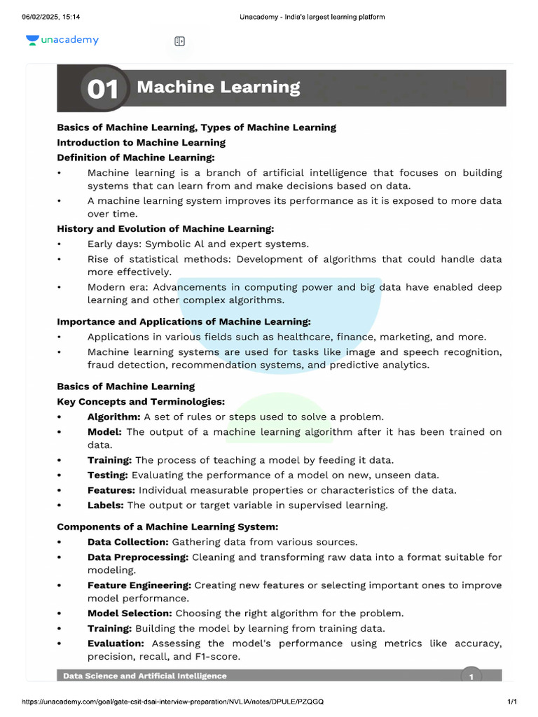 Chapter1 Basic Machine Learning | PDF