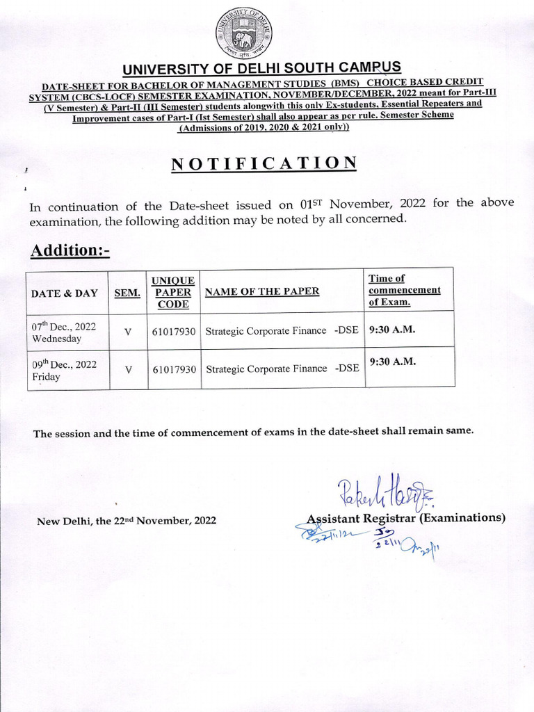 BMS Notification Addition | PDF