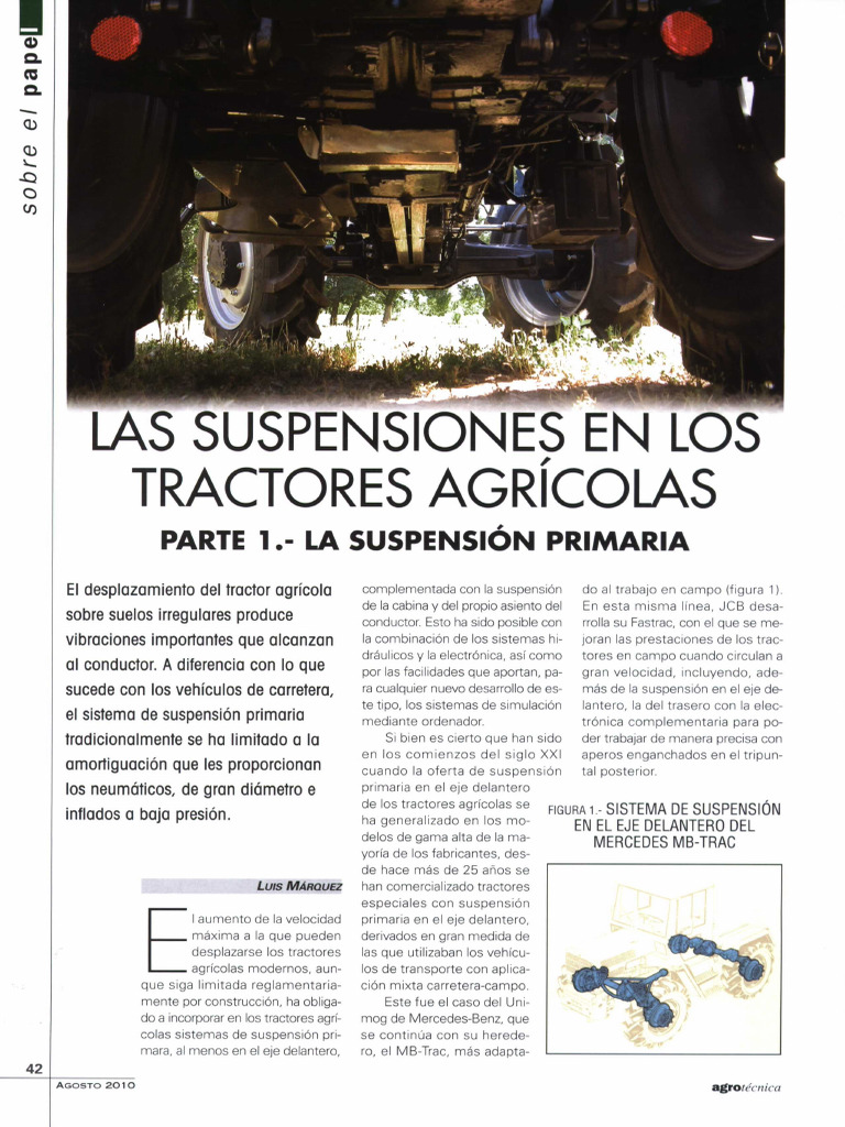 TRACTOR AGRICOLA | PDF | Eje | Tractor