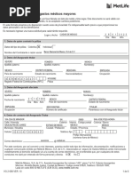 Check List Reembolso - Programacion Gmm-Metlife 09 2021 | PDF