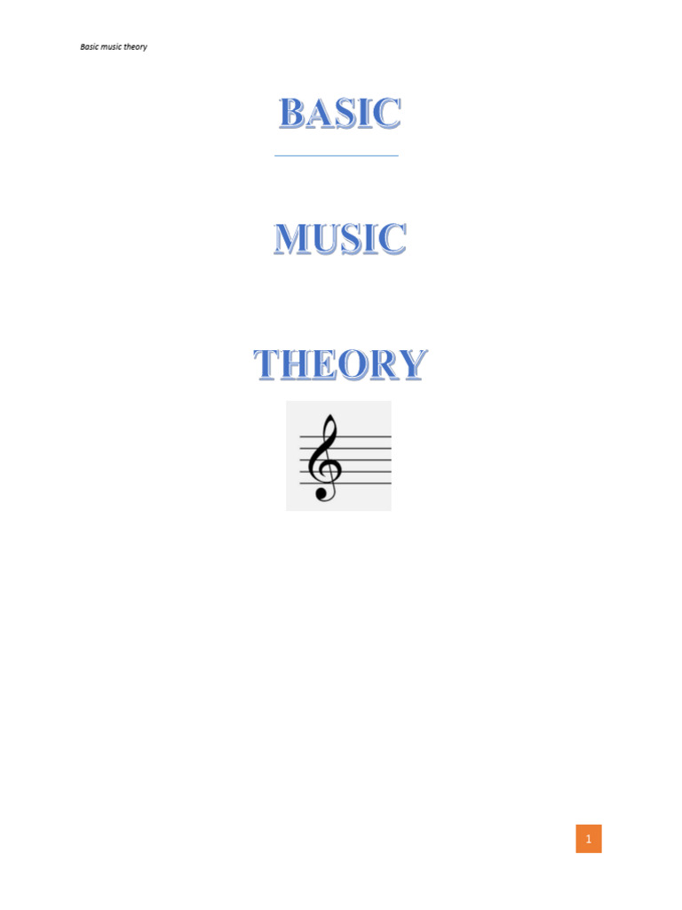Basic Music Theory | PDF | Chord (Music) | Scale (Music)