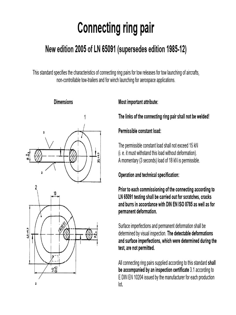 Tost Rings Specifications | PDF