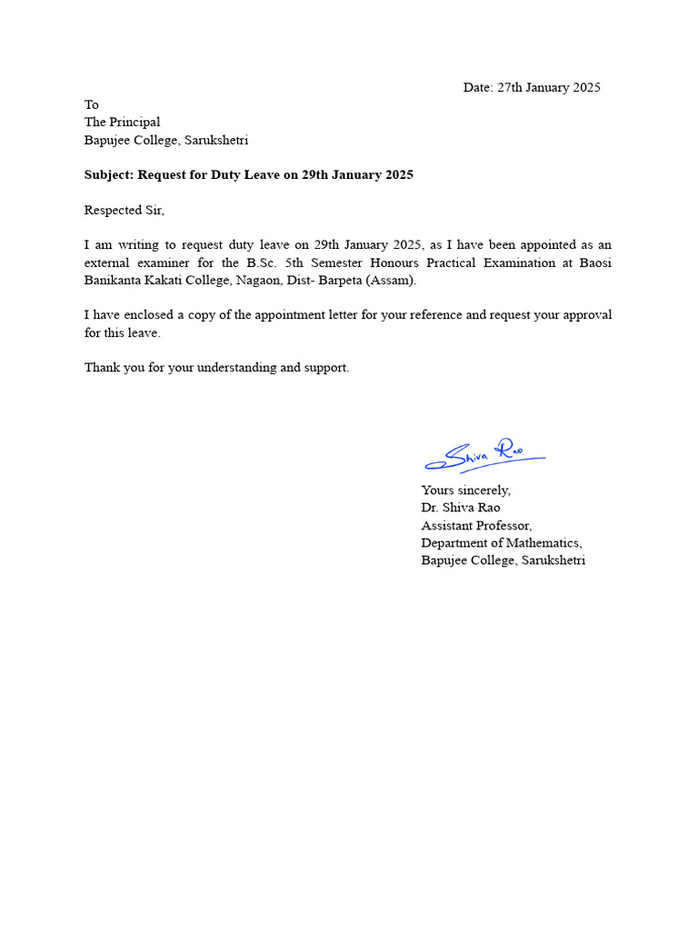 External Examiner Application | PDF