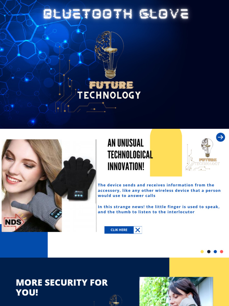 Blue & Yellow Professional Future Technology Presentation | PDF