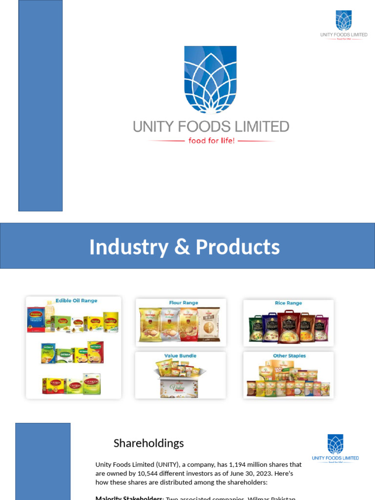 Unity Foods Limited: Stock Valuation Insights | PDF | Stocks ...