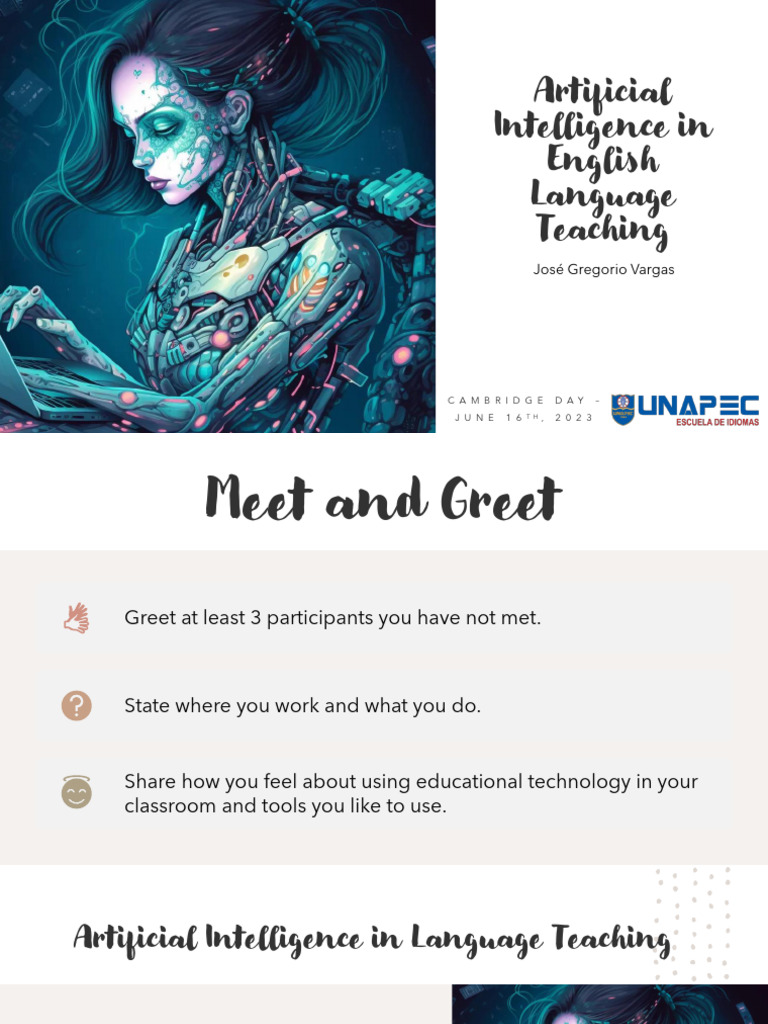 AI Tools for Language Teachers | PDF | Artificial Intelligence ...