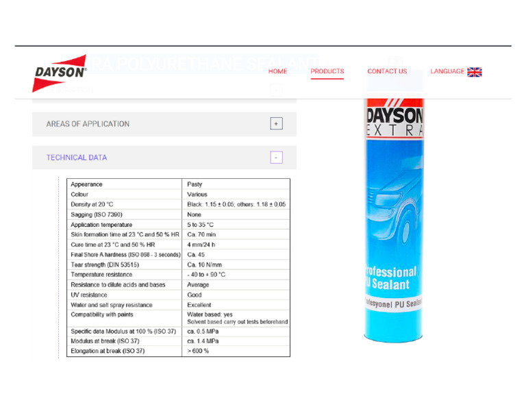 Extra Polyurethane Sealant | PDF