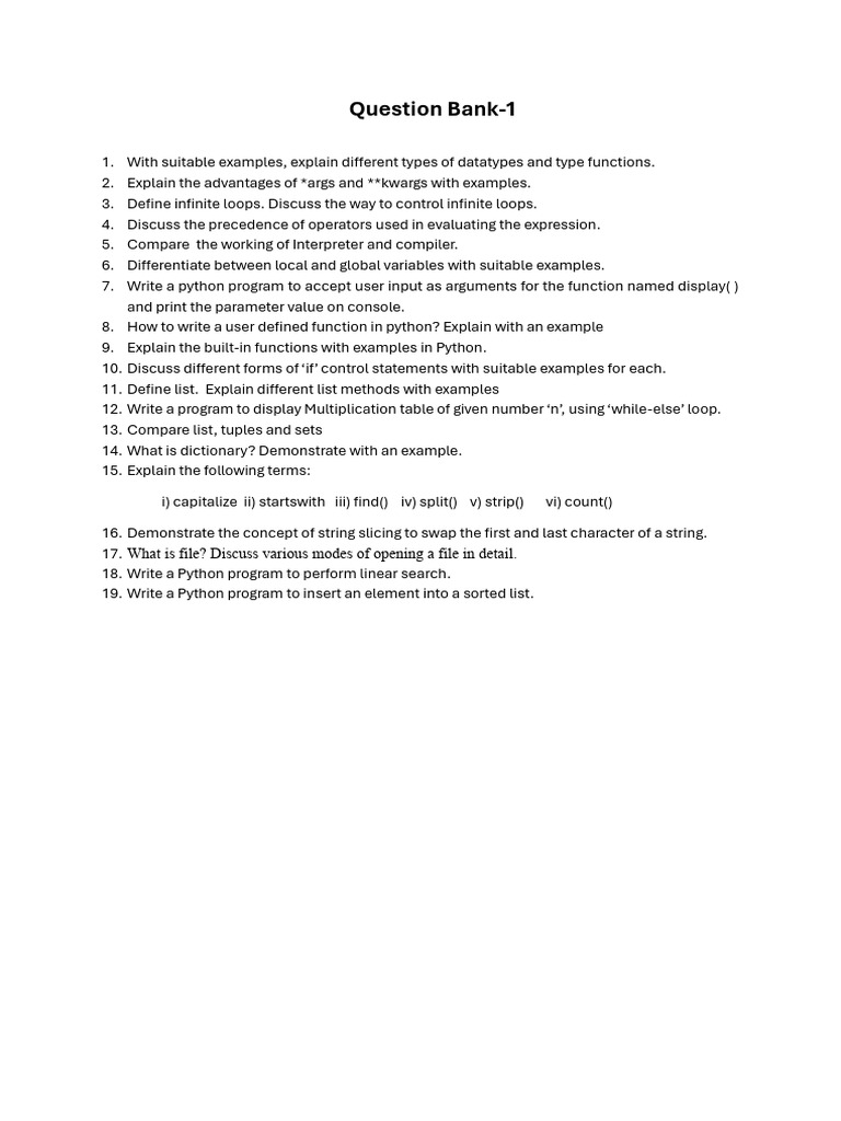 Python Programming Essentials | PDF