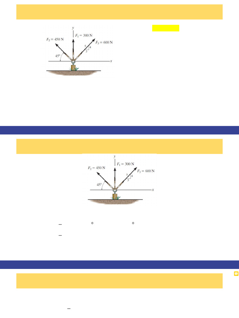 Resultant Force Calculation Guide | PDF | Linear Algebra | Elementary ...