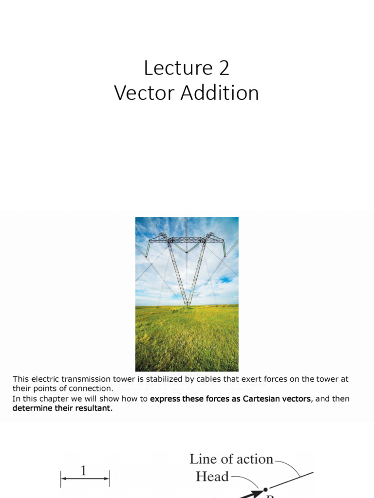 W2-2- CIVL200_VectorAddition_Lecture2 | PDF | Euclidean Vector | Trigonometry
