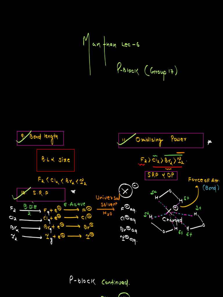 Lec 06 P Block | PDF