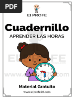 Cuadernillo para Aprender La Hora Elprofe20 | PDF