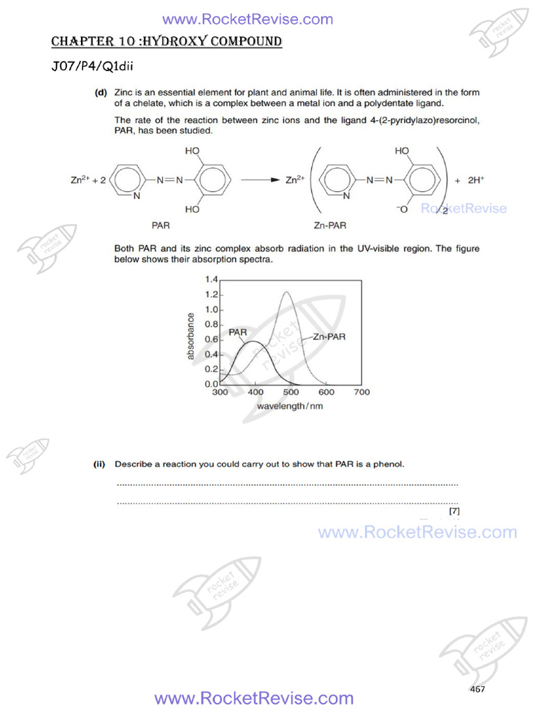 Hydroxy Compounds Topic Qs Cie a Level | PDF