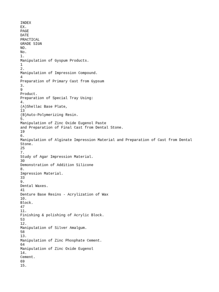 Dental Material Manipulation Guide | PDF