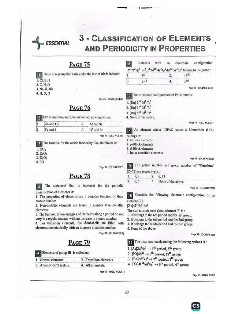 Periodic Table Assignment | PDF