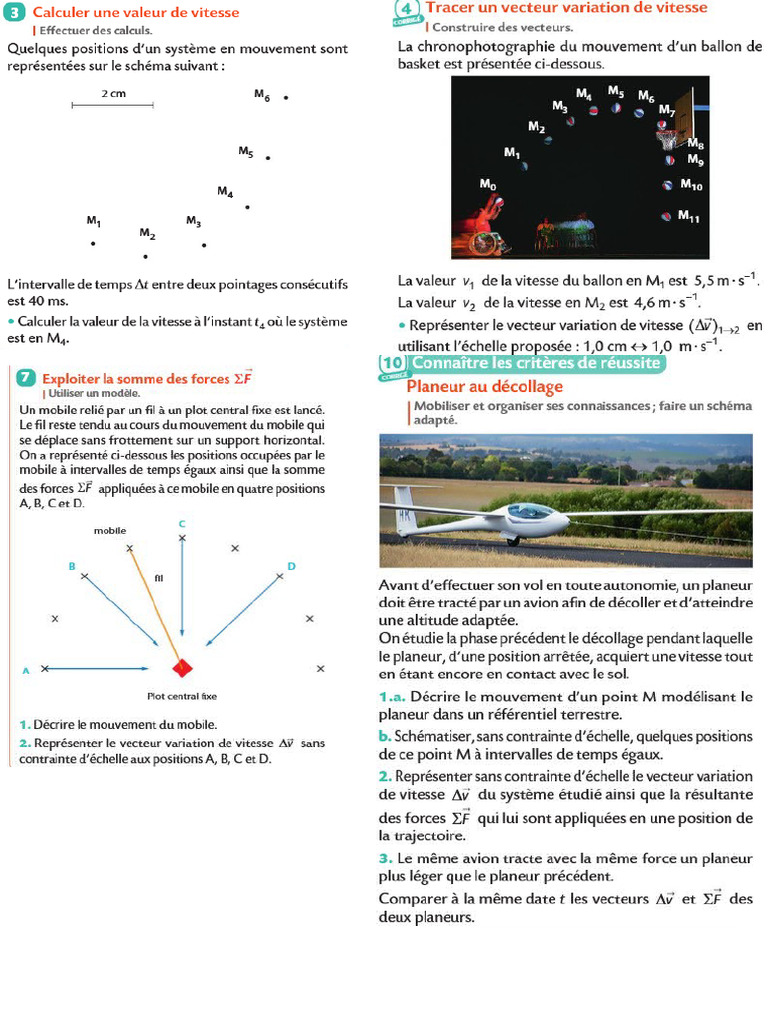 1 Spé Fiche Ex Meca | PDF