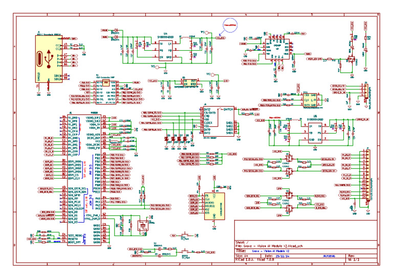 Grove Vision AI Module V2 Circuit Diagram | PDF