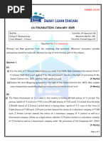 CA Inter Law Sep25 Paper With Solutions | PDF | Private Law | Corporations