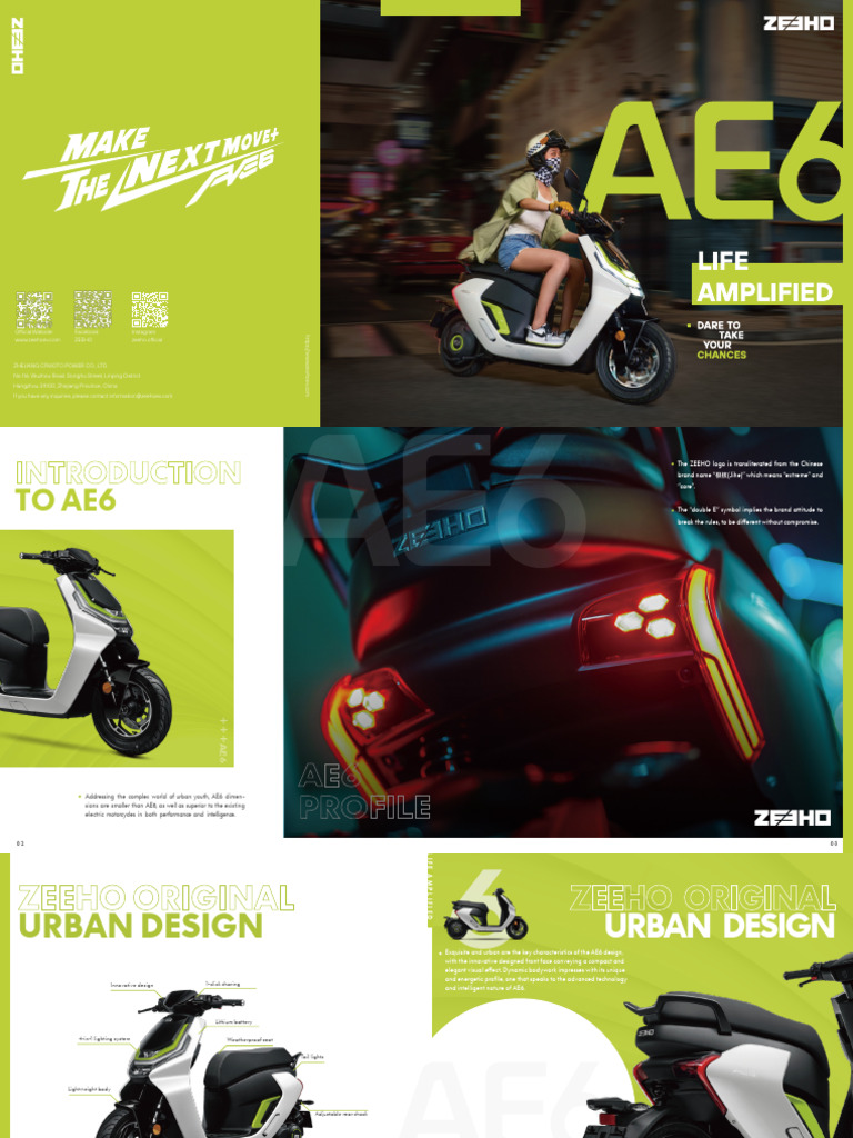 ZEEHO_AE6 Product Brochure | PDF | Automotive Industry | Vehicles