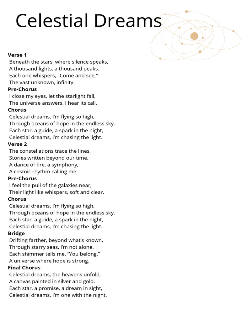 Celestial Dreams | PDF