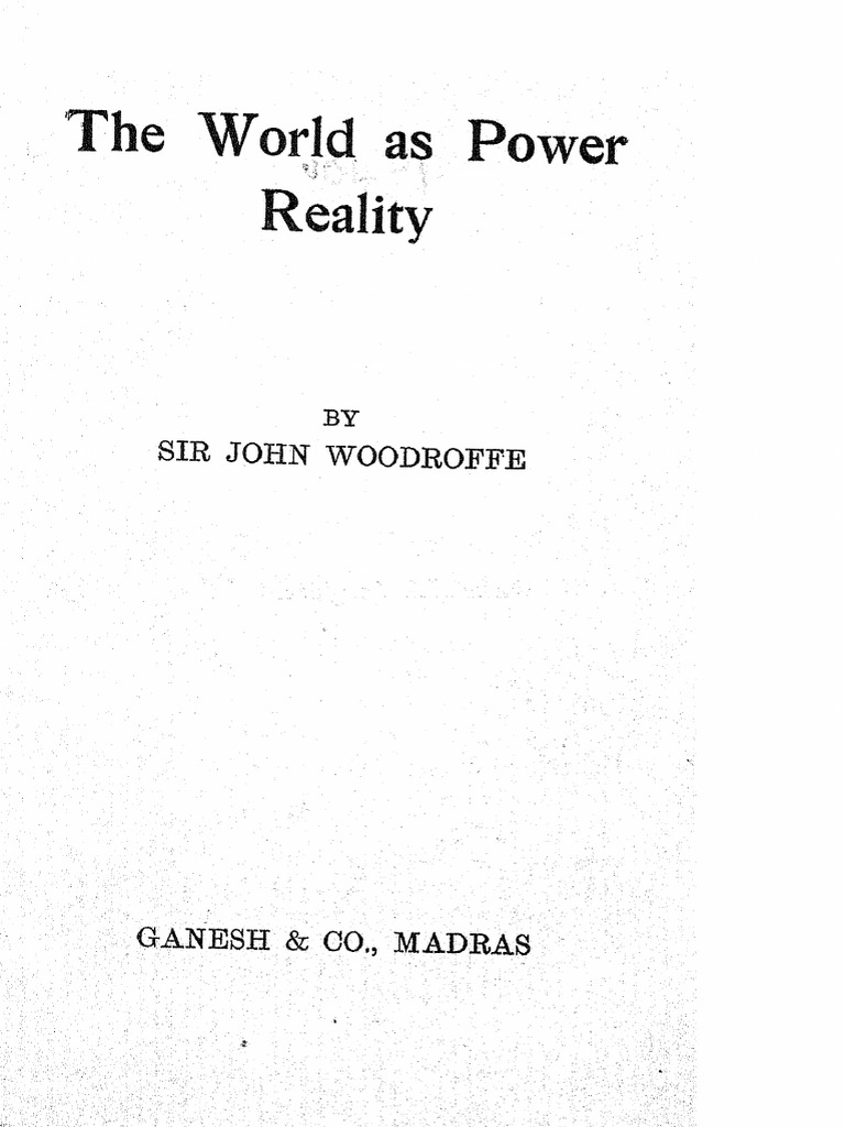 2015.102.the World As Power Reality | PDF