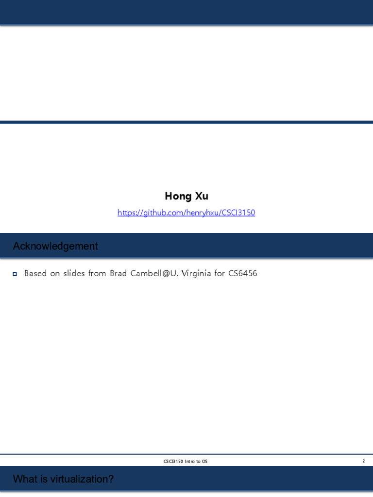 lec16_virtualization | PDF | Virtualization | Virtual Machine