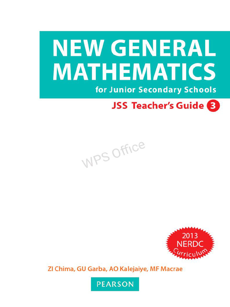 New General Mathematics | PDF