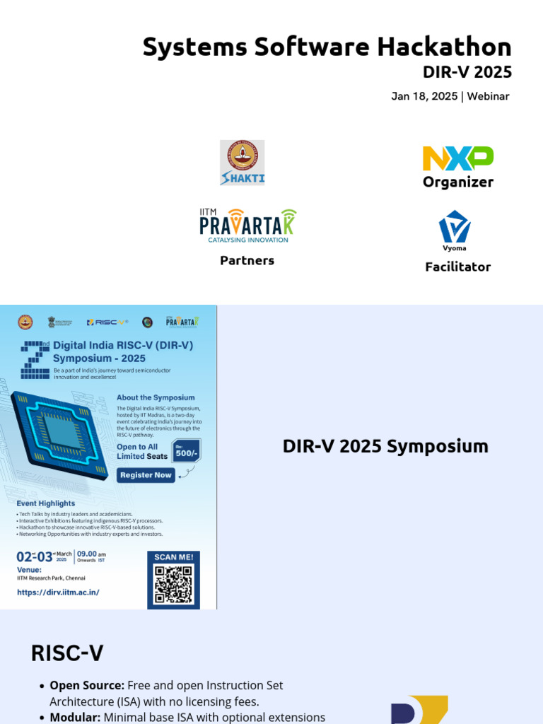 DIRV Systems Software Jan 2025 PPT | PDF | Computer Hardware | Software Development