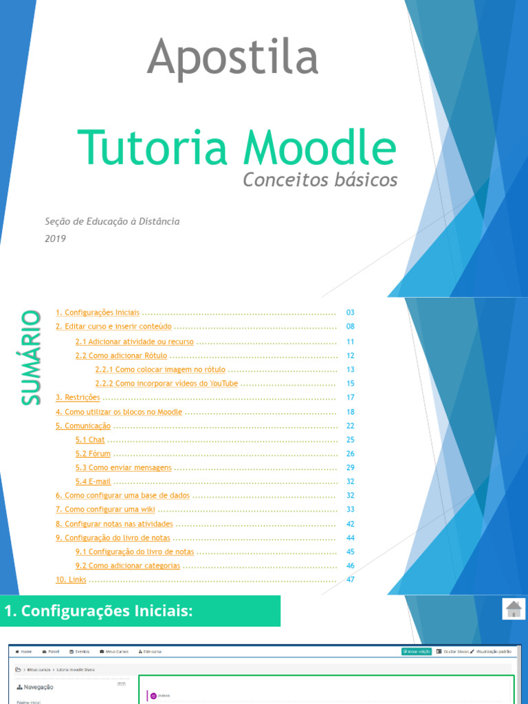 Apostila Curso Tutoria Moodle v2 | PDF | Wiki | YouTube
