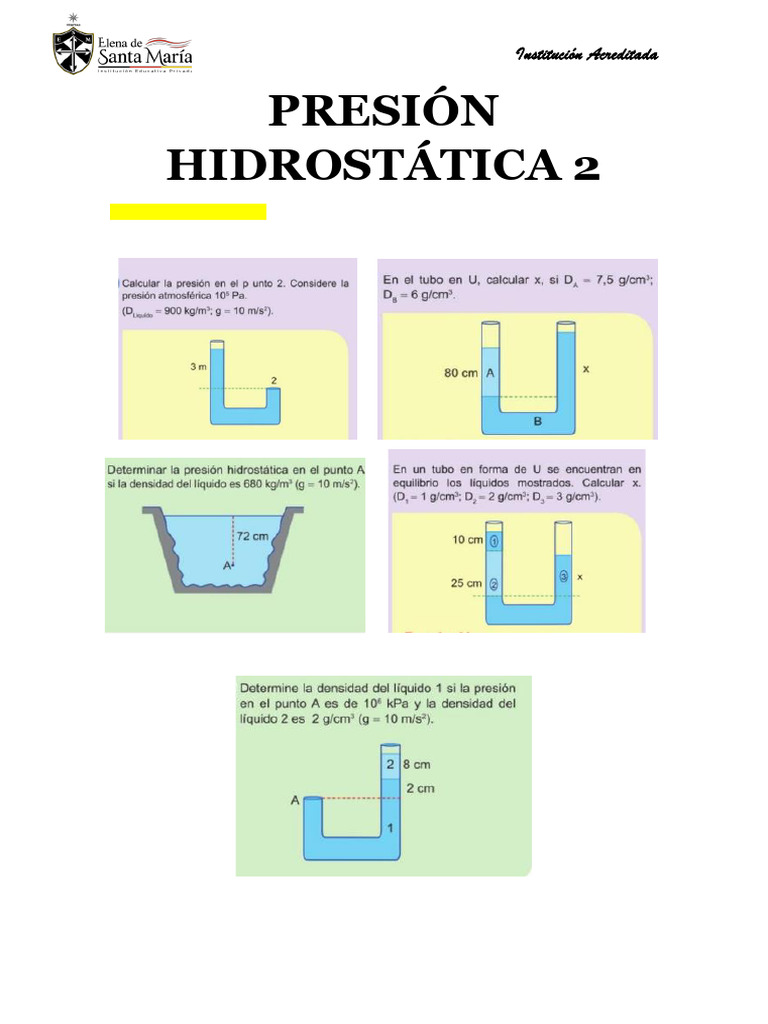PRESION_HIDROSTATICA_2 | PDF