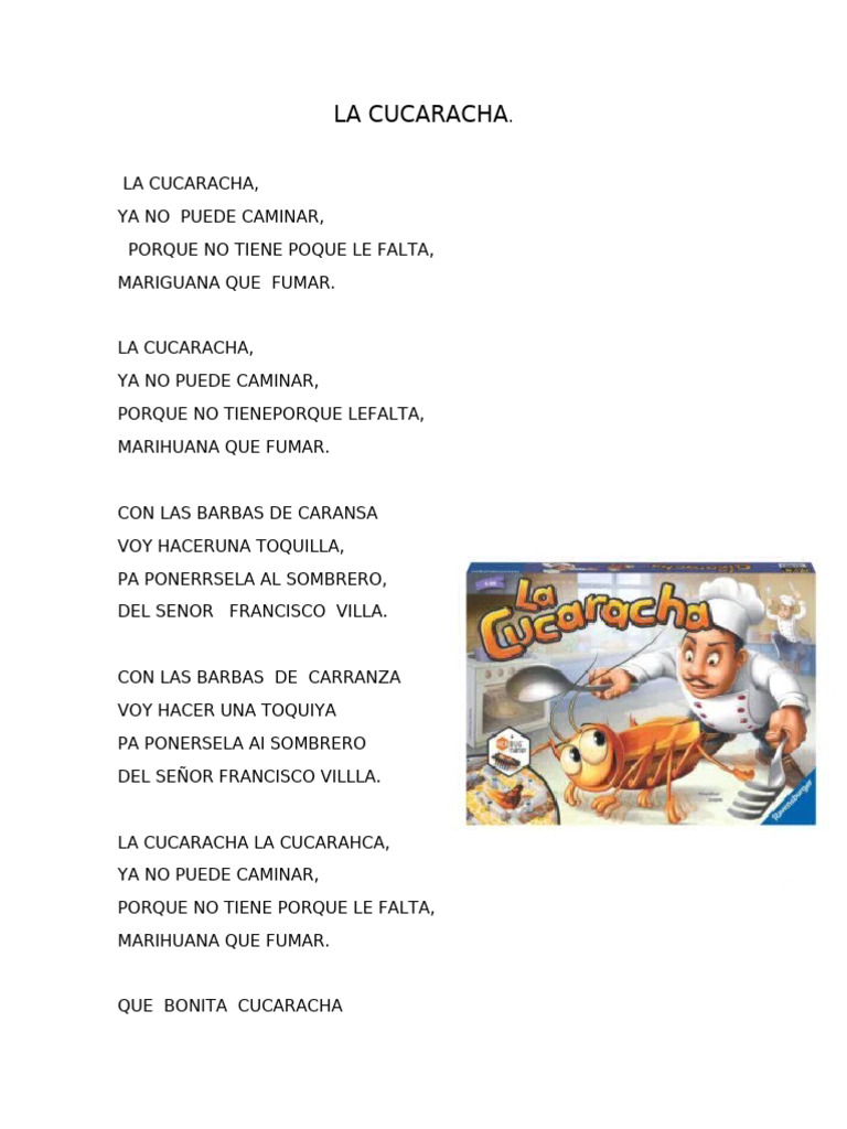 La Cucaracha | PDF