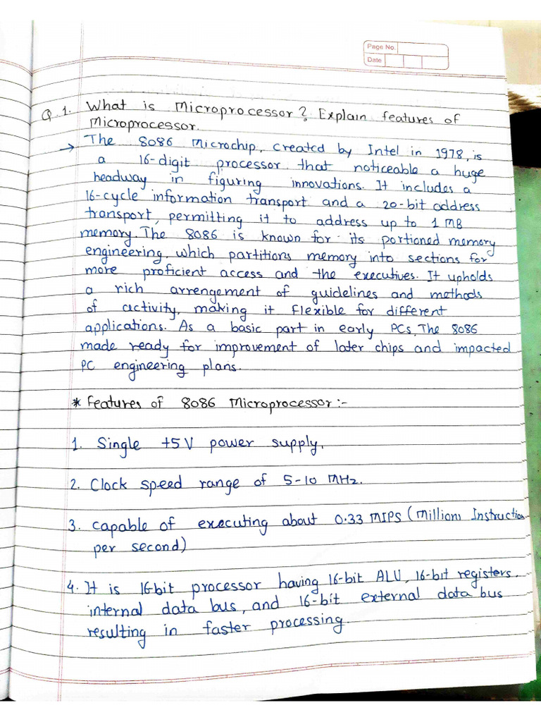 MIC - 314321 MSBTE Assignment 1 | PDF