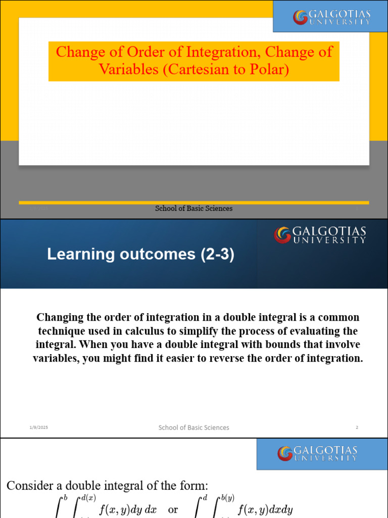 Calculus: Integration Techniques | PDF | Coordinate System | Integral