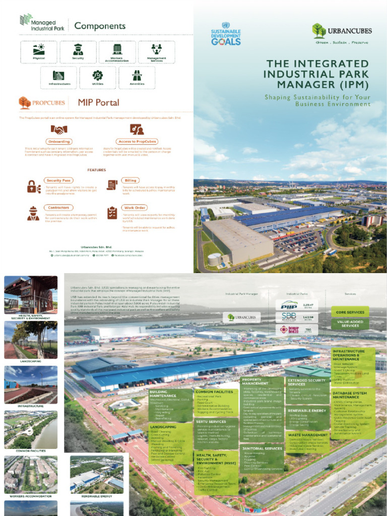 Brochure Industrial Park Manager | PDF