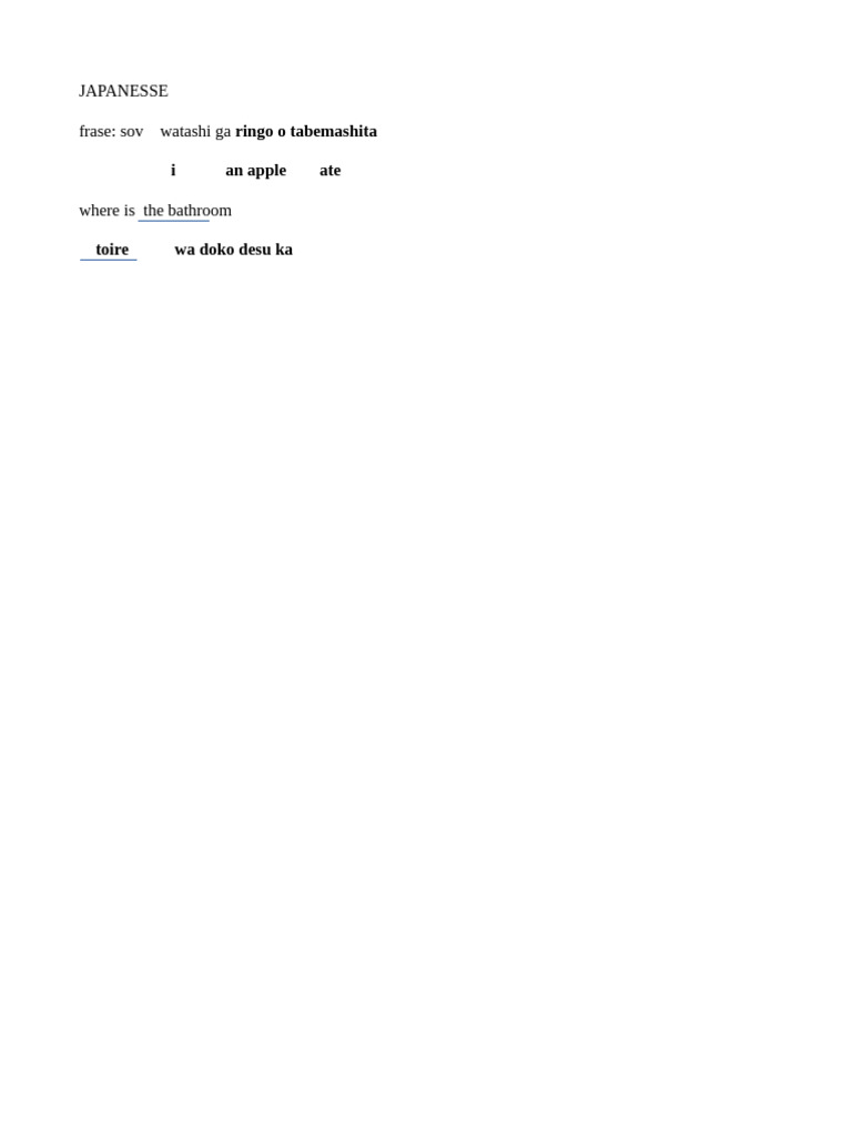 Japanesse | PDF | Japanese Language | Human Communication