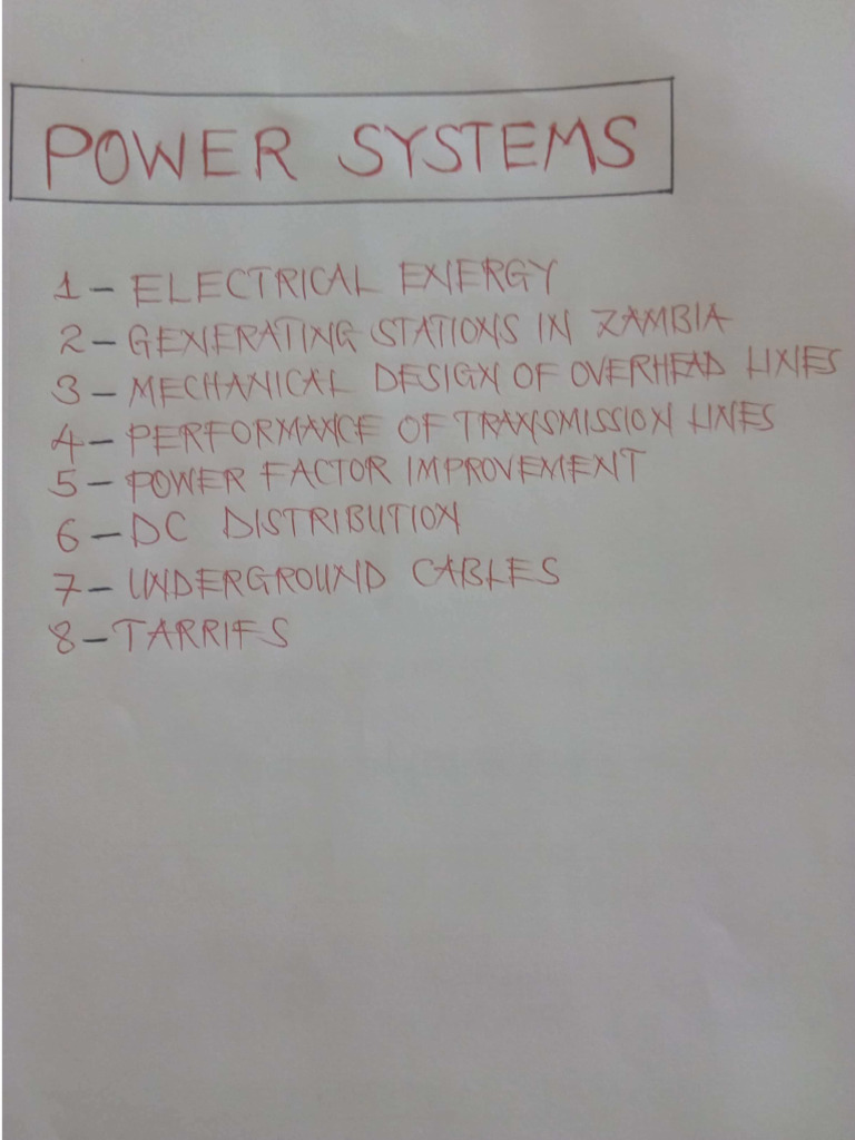 Power System 2 | PDF