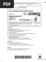 Hannah Kettle 3H Predicted Paper | PDF | Quadratic Equation | Mathematics