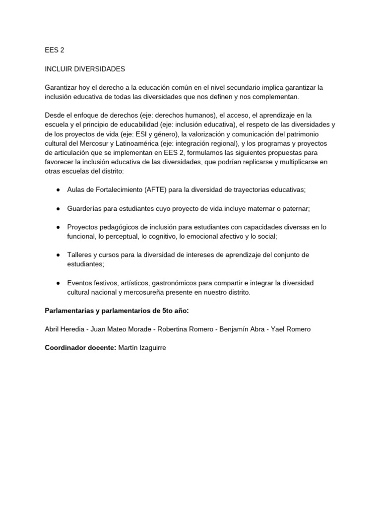EES 2_Incluir Diversidades_PJM 2024 | PDF