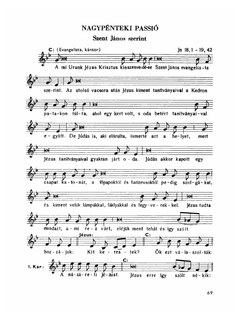 Janos Passio Werner - Alajos | PDF