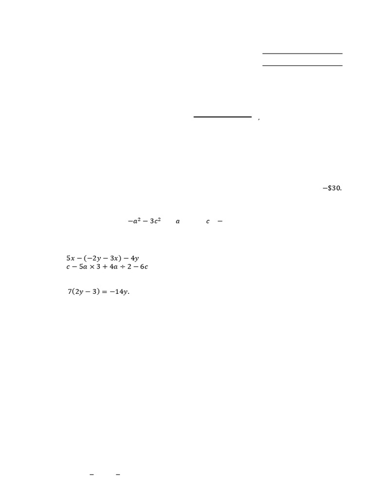 F1 Math Test 3 (20-21) | PDF