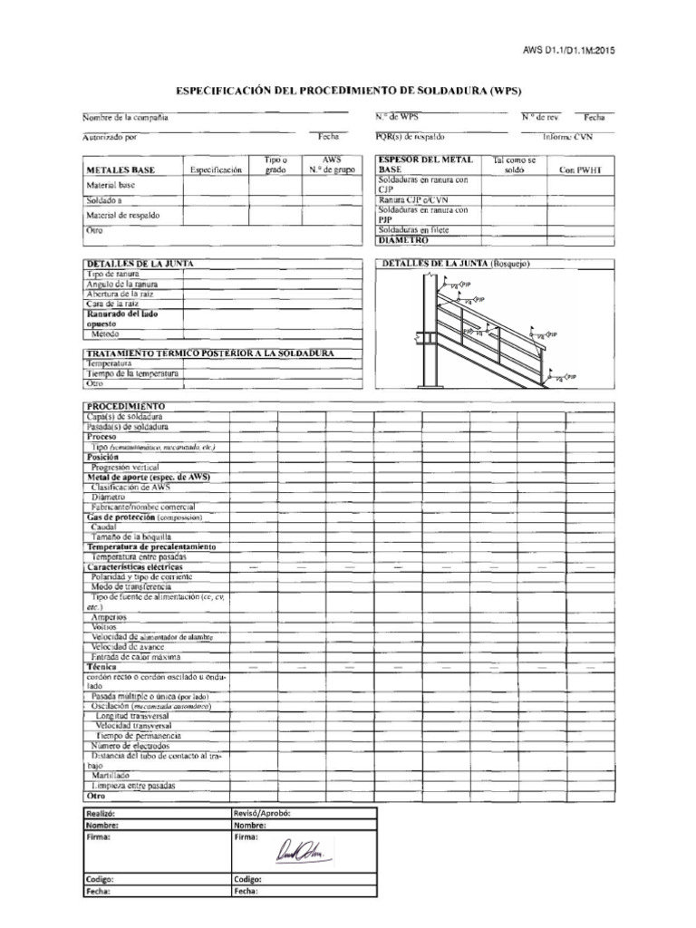 WPS-002-Rev00 (HANDRAIL) | PDF
