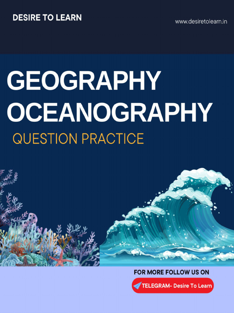 Grography (Oceanography) Questions | PDF | Tide | Oceans