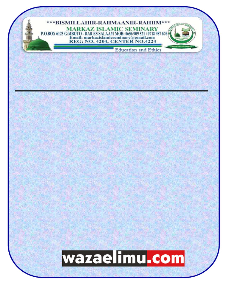 f4 Physics Series One Jan 2024 | PDF | Waves | Heat