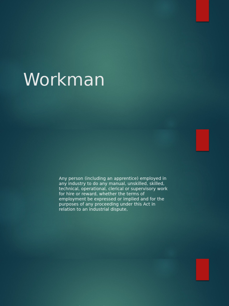Workman | PDF