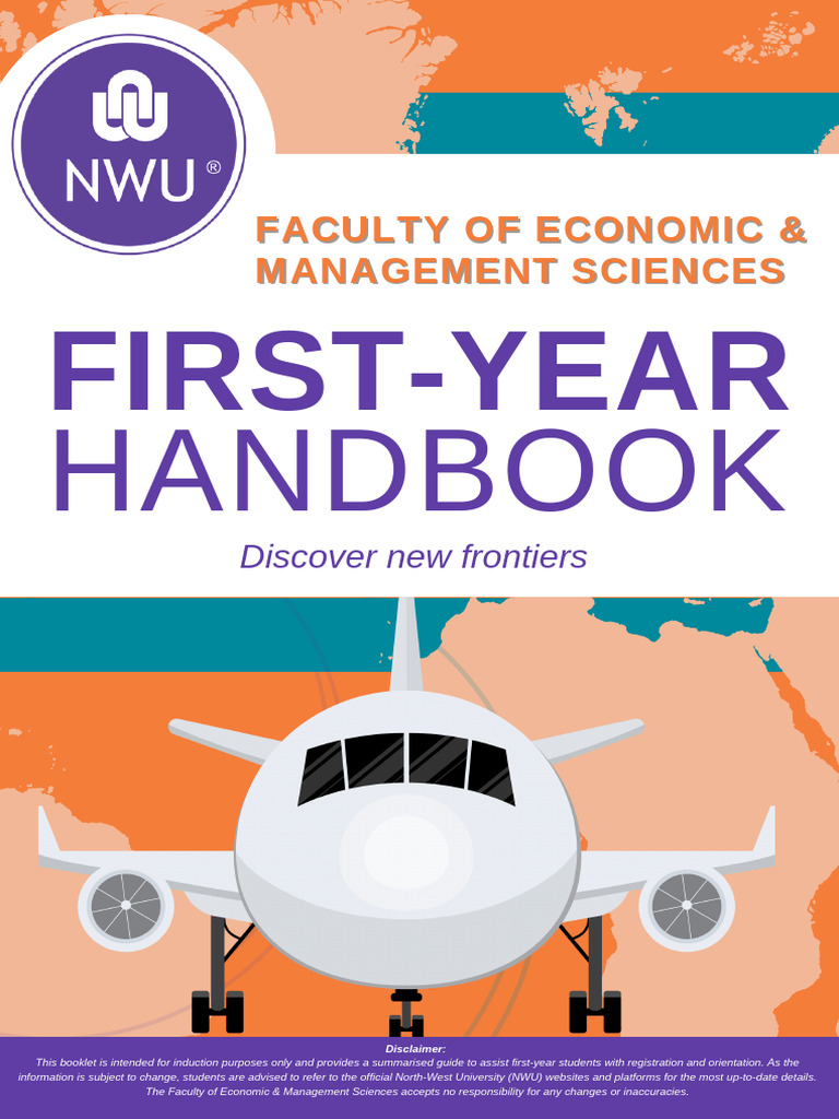 NWU First-Year Handbook 2025 | PDF | Academic Degree | Artificial ...
