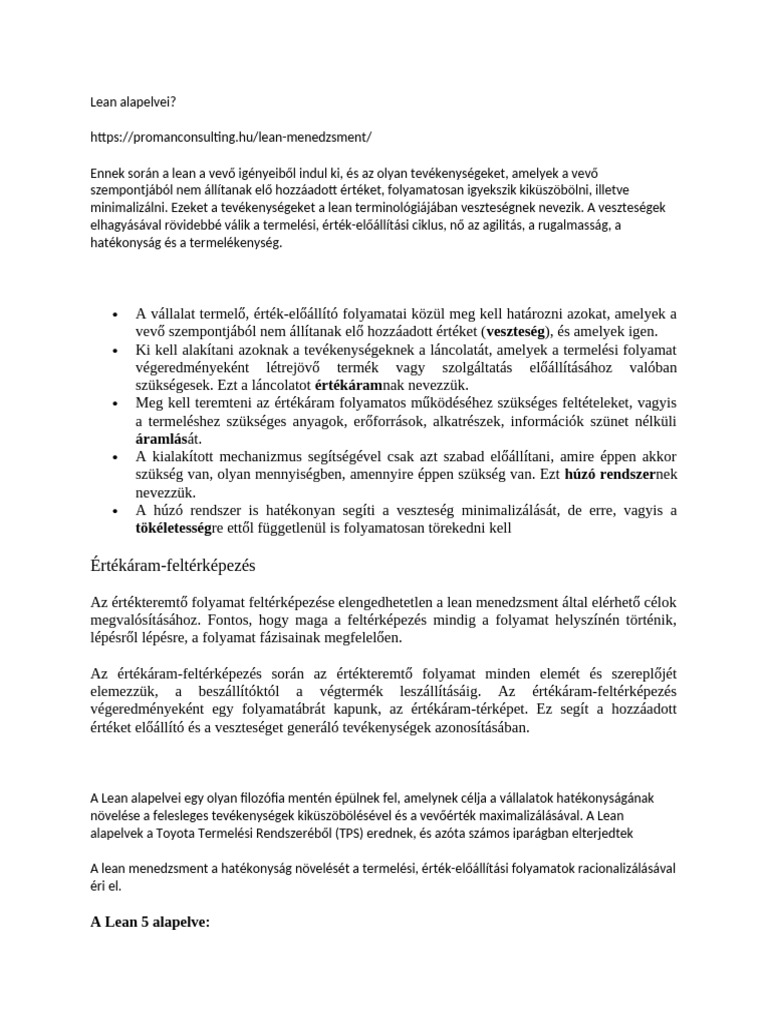 Lean | PDF