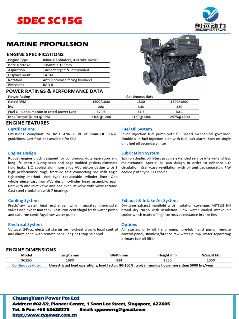 SDEC SC15G Propulsion | PDF | Turbocharger | Engines